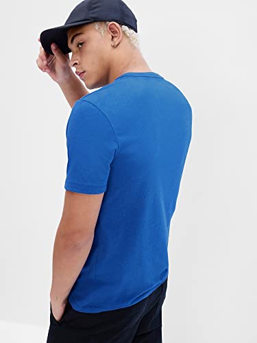 GAP Mens Everyday Soft Crew Neck T-Shirt Shirt, Bristol Blue 2, Medium US