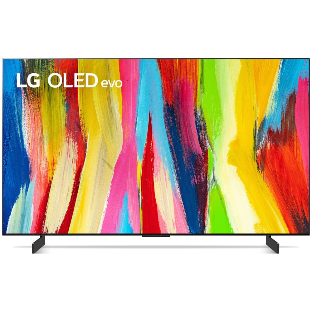 LG OLED65C2PUA 65 Inch HDR 4K Smart OLED TV 2022 Bundle SP7Y 5.1 Channel High Res Audio DTS Virtual:X Sound Bar with Wireless Subwoofer