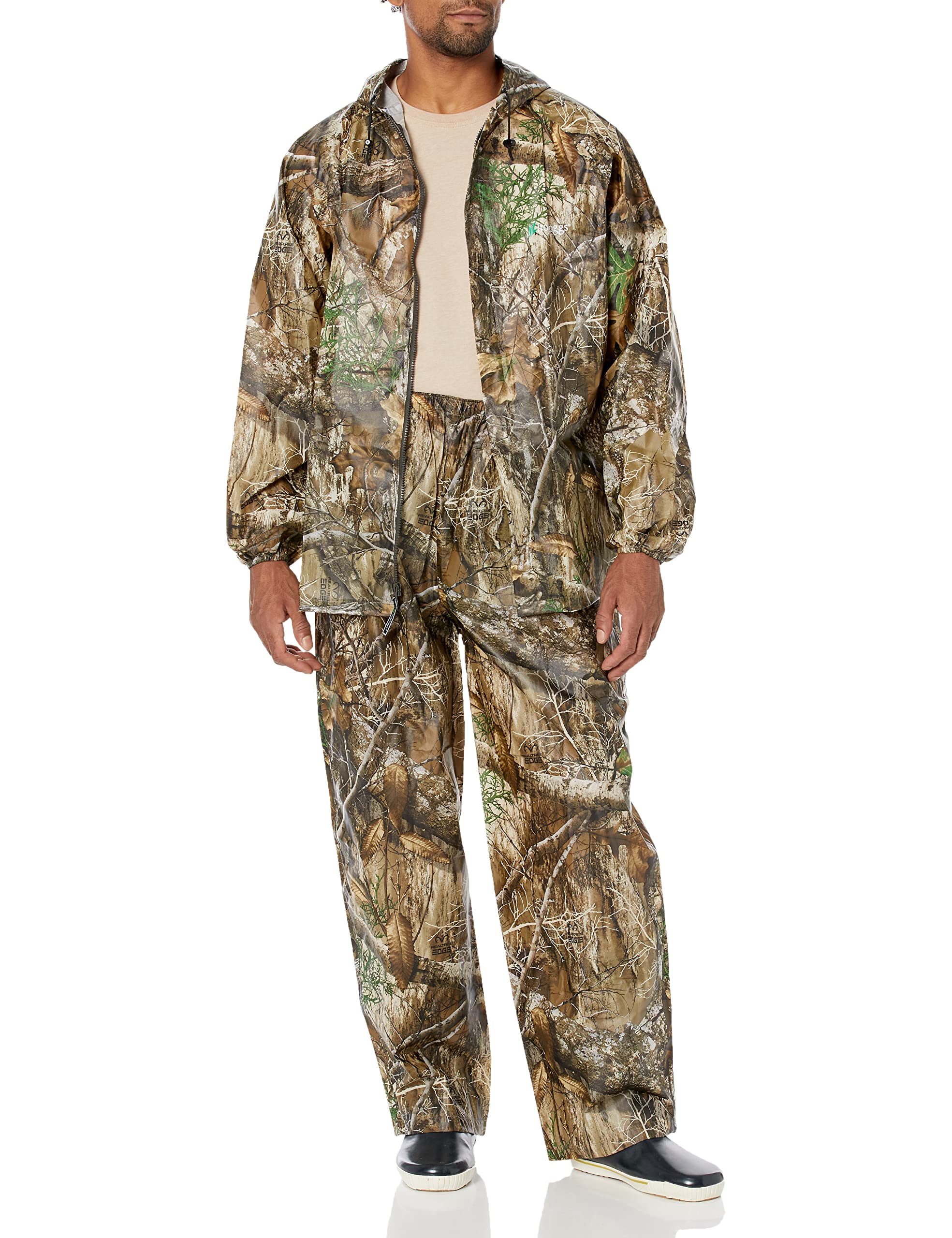FROGG TOGGS Mens Ultra-lite2 Waterproof Breathable Protective Suit Rainwear, Realtree Edge, X-Large US