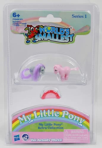 Worlds Smallest My Little Pony Retro Collection Series 1 Complete Set - Bundle