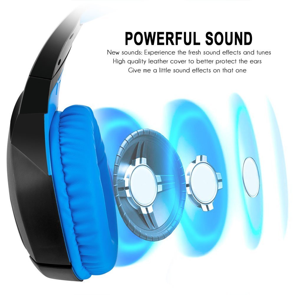 ENVEL Gaming Headset with Mic for PS4,PC,Xbox One, Laptop Noise Isolation Headphone Soft Comfy EarPads with Volume Control Omnidirectional Microphone for Gamer