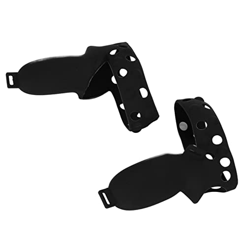 Handle Protective Sleeve, VR Controller Handle Washable Antislip Adjustable with Strap for Quest 2(Black)