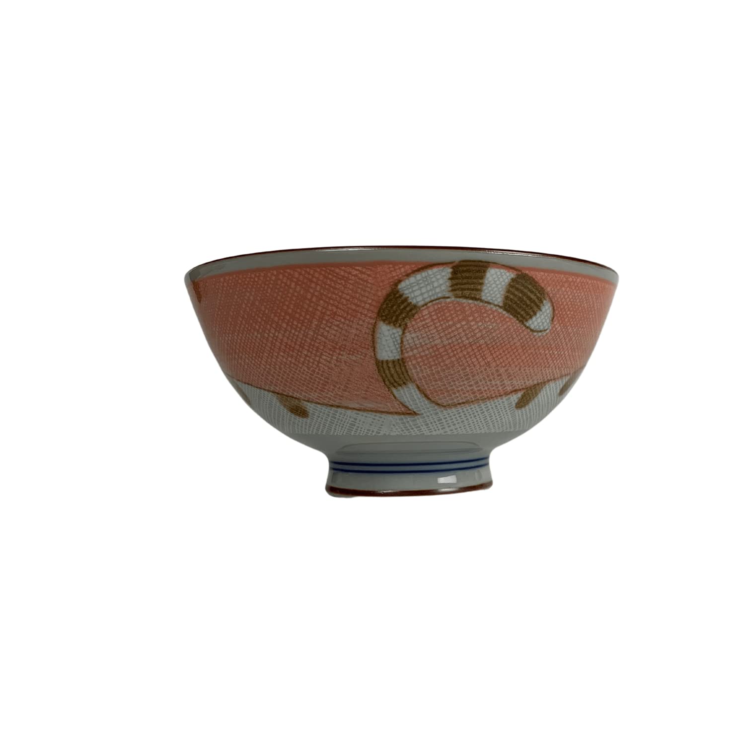 JapanBargain, Japanese Porcelain Bowl Rice Bowl Soup Bowl Made in Japan, Maneki Neko Smiling Cat Pattern