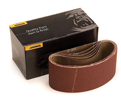 Mirka 4x24 Hiolet-X Portable Belt 80 Grit (Sold 10 per pack)
