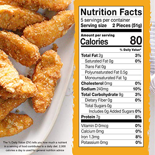 Gardein Seven Grain Crispy Plant-Based Chick'n Tenders, Vegan, Frozen, 9 oz.