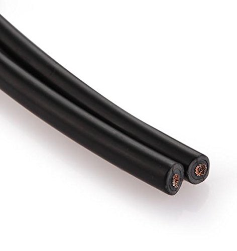 NUZAMAS Pair of 16 feet 12AWG/4.0mm Single Core Extension Cables with connectors for Solar Panels and Solar Power Systems 5 Meters (16ft) Cable with Plug