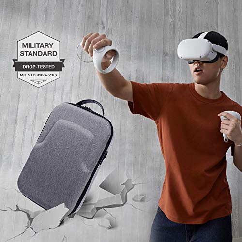 Hard EVA Pouch Handbag Protective Cover Storage Bag Box Carrying Case for -Oculus Quest 2 VR Glass and Accessories