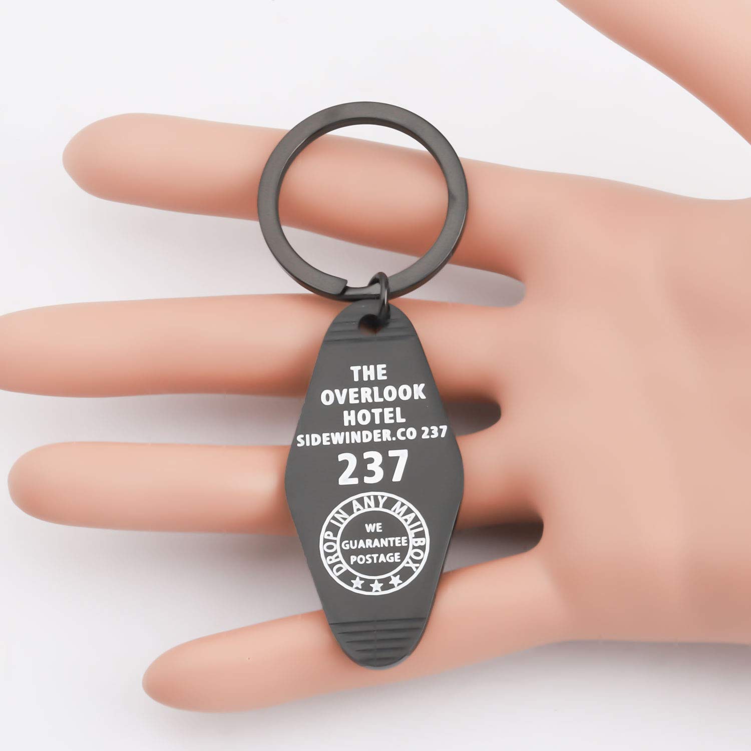 FOTAP OVERLOOK HOTEL Room 237 KEYCHAIN Hand Stamped Key Tag (OVERLOOK237 blk)