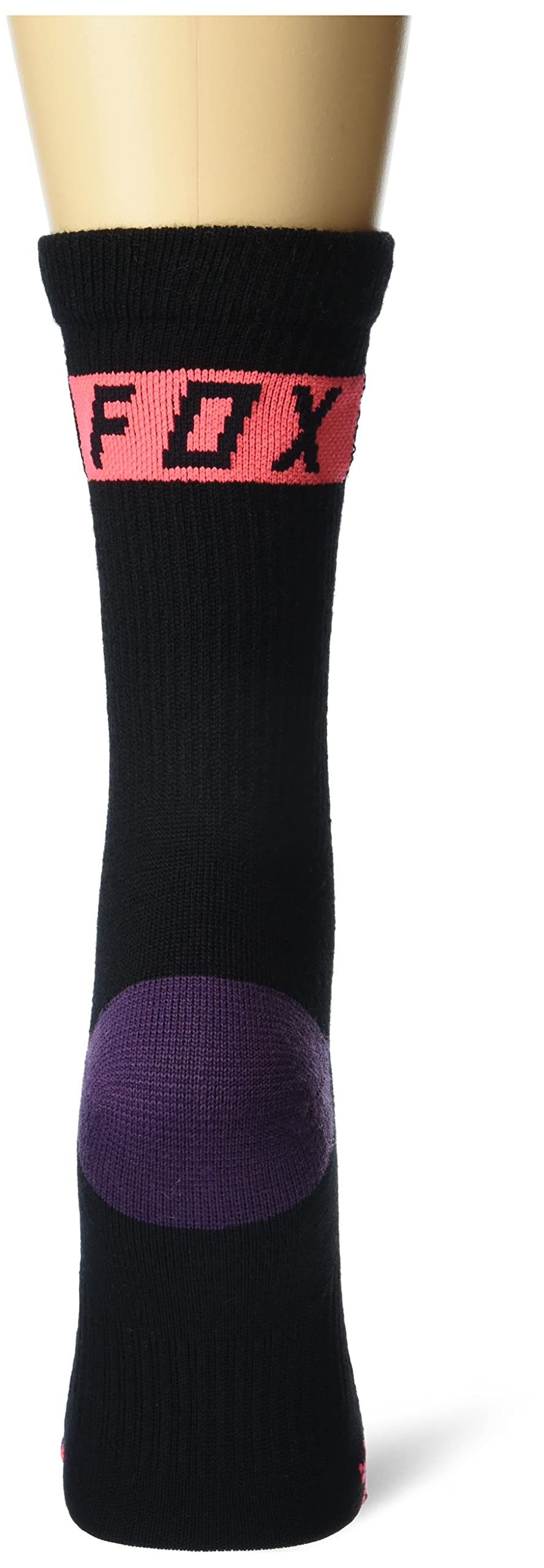 Fox Racing Women's Standard 6" Flexair Merino Sock, Black, One Size