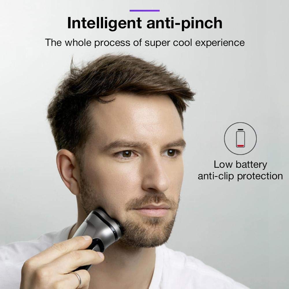 Enchen Blackstone 3D Electric Shaver Smart Control Blocking Protection Razor Washable Type-C Rechargeable Men