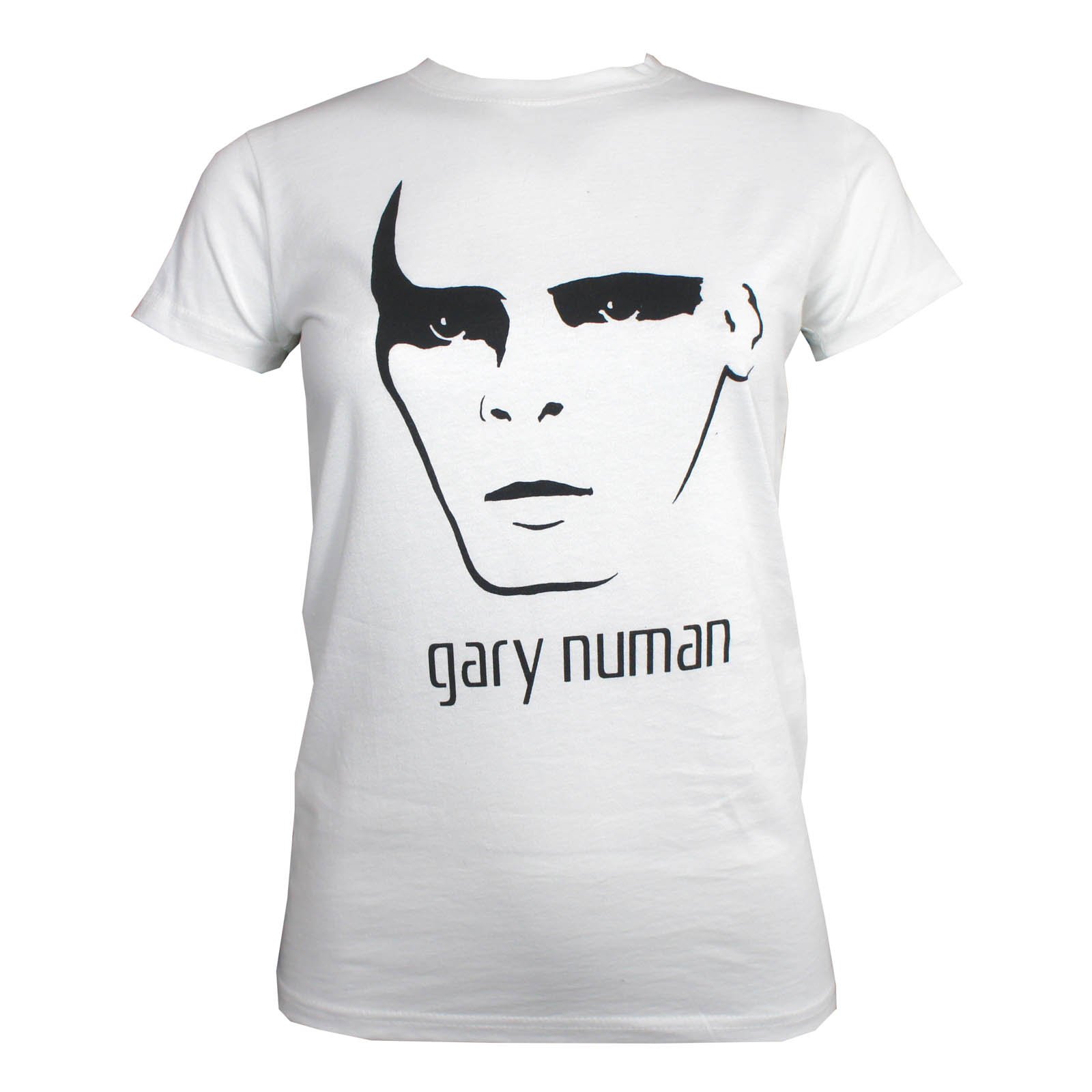 Gary Numan Juniors Face Self Portrait T-Shirt White