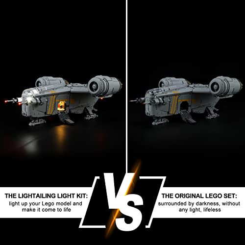 LIGHTAILING Light for 75331 The Razor-Crest - Led Lighting Kit Compatible with Building Blocks Model - NOT Included The Model Set