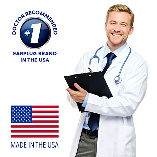 Mack’s Maximum Protection Soft Foam Earplugs – 50 Pair, 33 dB Highest NRR – Comfortable Ear Plugs for Sleeping, Snoring, Loud Concerts, Motorcycles and Power Tools | Made in USA