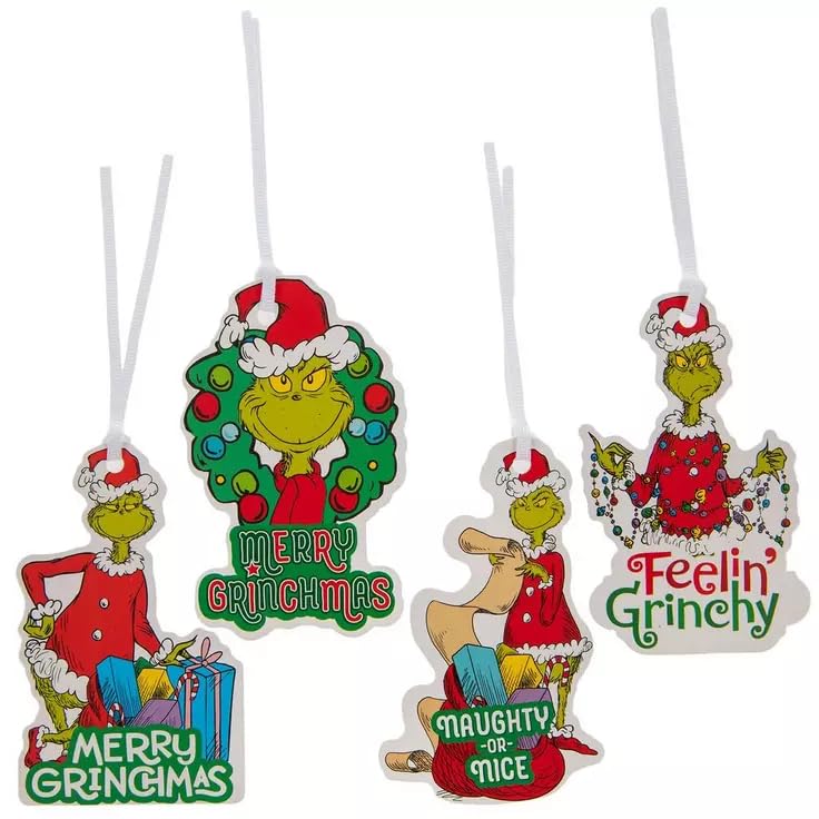The Grinch Gift Tags - 12 Piece