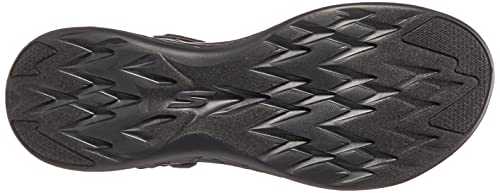 Skechers womens On-the-go 600 - Brilliancy Sport Sandal, Black, 10 US