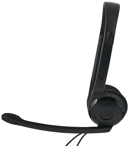 EPOS Sennheiser PC 5 Chat - Headset for Internet Communication, E-Learning and Gaming - Noise Cancelling Microphone, Casual Gaming Lightweight, high Comfort, Minimalistic, Black