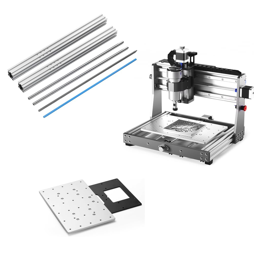 Genmitsu CNC Machine 3020-PRO MAX V2 & Y Axis Extension Kit & Spoilboard