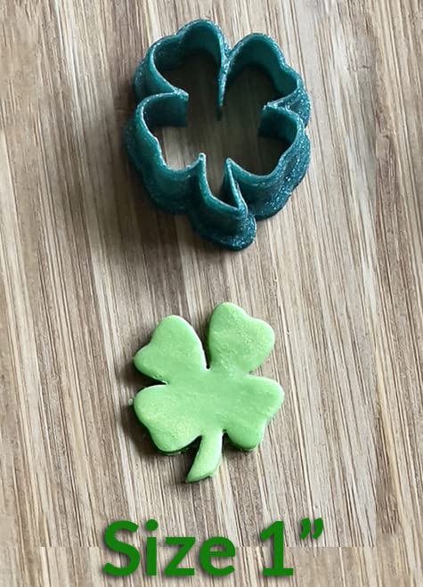 Four Leaf Clover set of 6 Shapes Clay Cutters St. Patrick's Day/Jewelry Tools/Earring Making/Polymer Clay Tools/USA/Necklace Making
