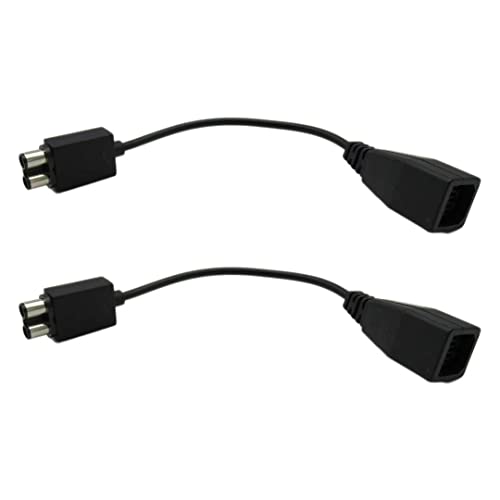 High Performance 1 Pair Power Adapter Cord Cable Compatible with Microsoft Xbox 360, Suitable for Microsoft Xbox One RIUSE