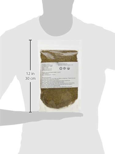 The Sprout House Certified Organic Non-GMO Sprouting Seeds Alfalfa 1 Pound