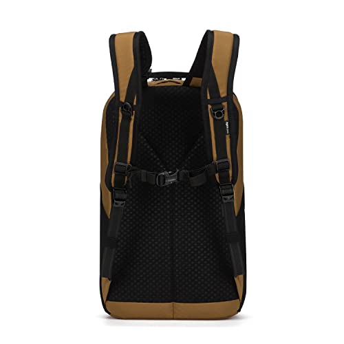 Pacsafe Vibe 20L Security & Anti-Theft Daypack - Slash Proof & Lockable, Tan