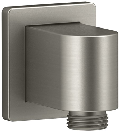 KOHLER K-98350-BN Awaken Wall-Mount Supply Elbow, Vibrant Brushed Nickel,2.25 x 2.00 x 2.31 inches