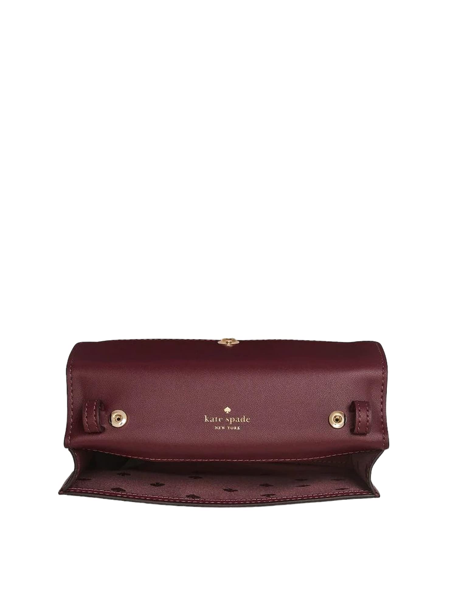 kate spade new york Brynn Small Flap Crossbody (Deep Berry)