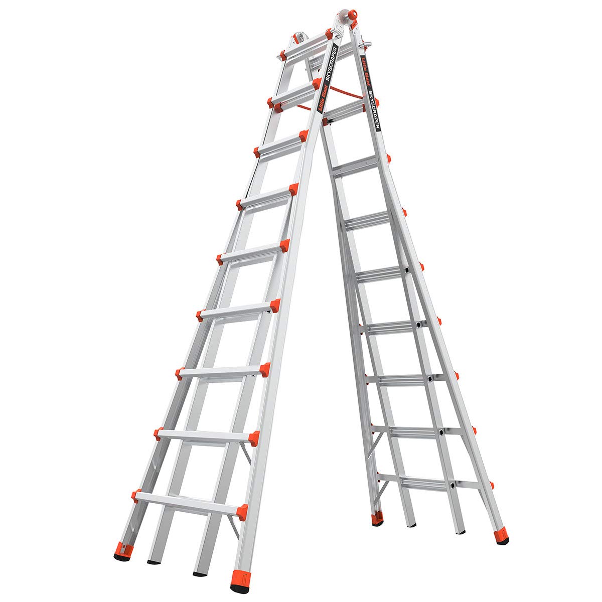 Little Giant Ladder Systems SkyScraper (M17) Adjustable Stepladder + Little Giant Ladders Project Tray Ladder Accessory