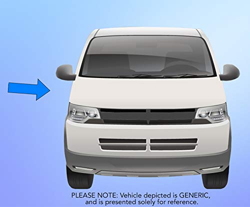 GO-PARTS - Towing Mirror for Ford Econoline Van 2003-2014, Right (Passenger), Manual Adjust and Folding, Non-Heated, Textured, Without Auto-Dimming, Blind Spot Detection, Memory & Signal Light,