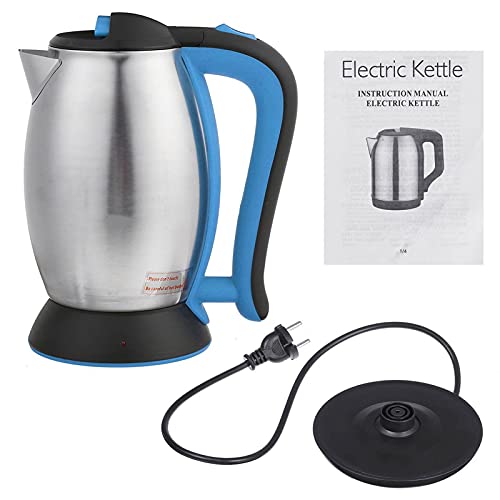 SieHam Teas, Kettles 2000W 2L Kettles for Boiling Water Stainless Steel Kitchen Coffee Maker Portable Espressohine Fast Heat Resistant Waterproof Teapot/Red/2000W 2L