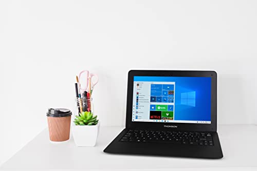 Thomson Laptop NEO 10, 10.1 Inch, Intel Atom, 4Gb RAM, 64Gb eMMC Storage, Windows 10 - Black REFURBISHED Like New