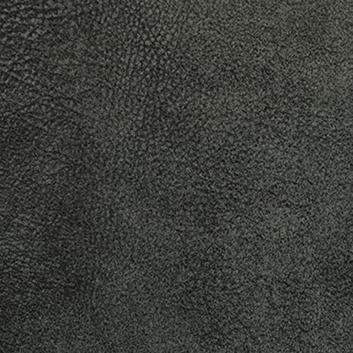 Signature Design by Ashley Woodsway Modern Faux Leather Tufted Reclining Sofa, Gray & Black