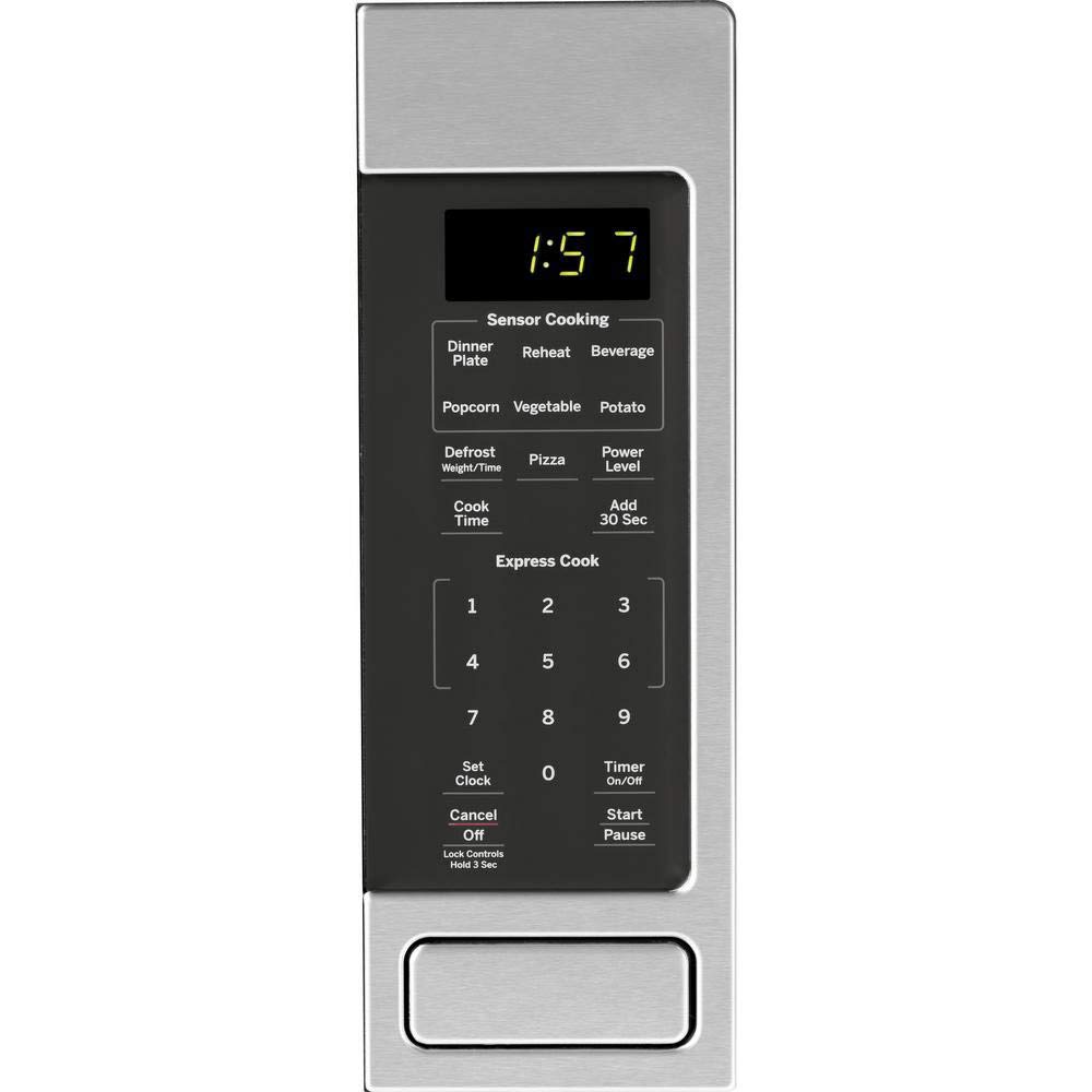 GE 1150 Watt Countertop Microwave Oven, Stainless Steel (Renewed)