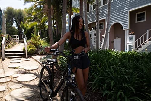 Hurley Electric Bikes Laguna ST Hybrid Step Thru E-Bike with Internal Battery (Navy, S / 16 Fits 5`2″-5'10")