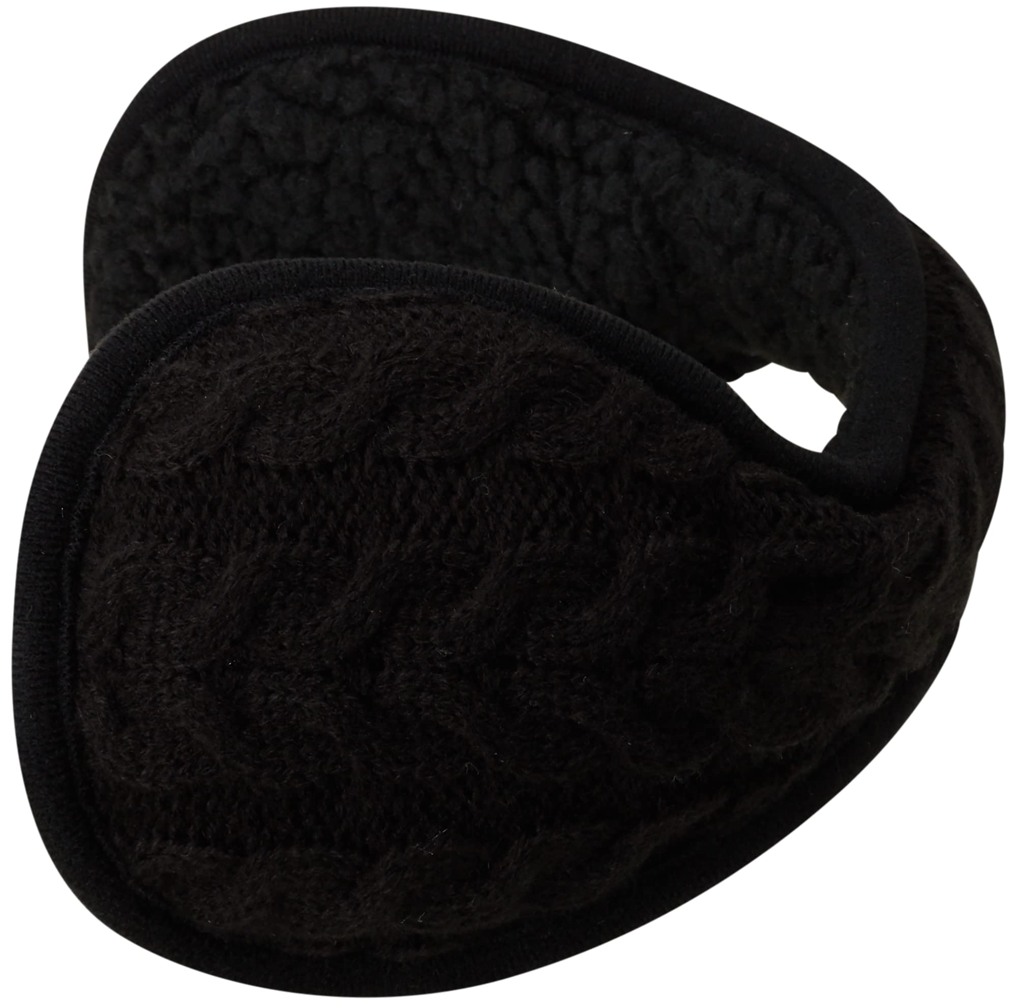 Hurley Women's Earmuffs - Behind-the-Head Packable Winter Ear Warmers, Size One Size, Black