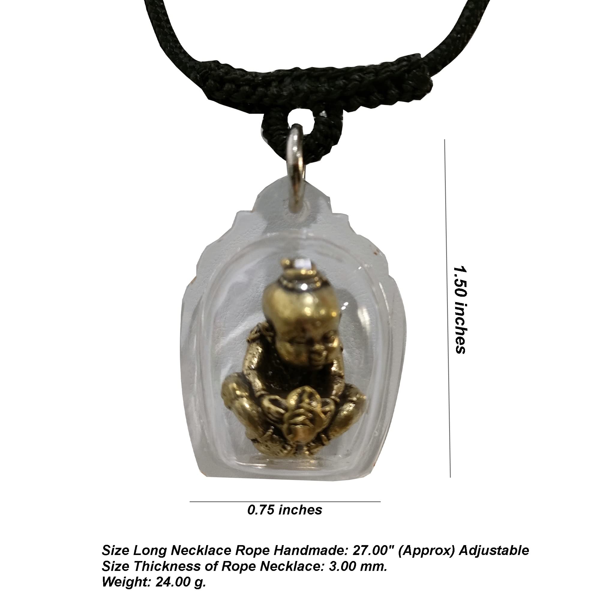Heavens Tvcz Thai Buddha Kuman Thong Bless Baby Case Waterproof Plastic Pendant Talisman Powerful Magic LP Asian People Believe Wealth