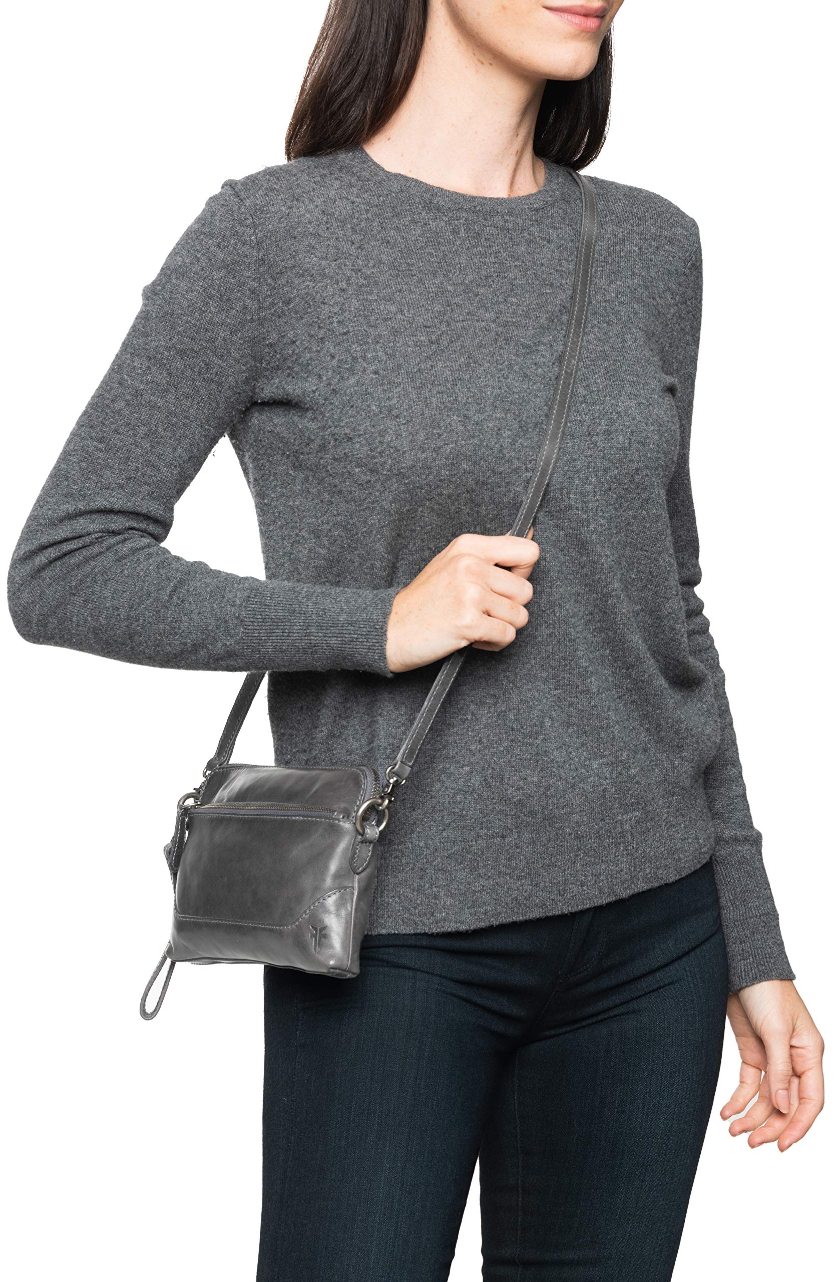 Frye womens Melissa Wristlet Crossbody, Carbon, One Size US