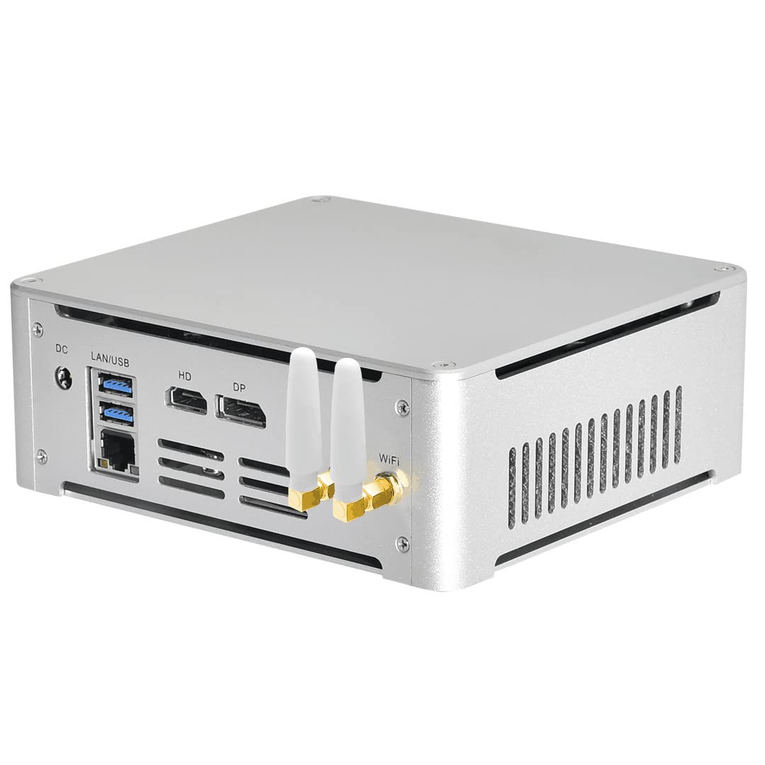 msecore Mini PC with Core i9-9880H (8 Cores, Max 4.8GHz), 32GB RAM, 1T SSD Desktop Computer, 4K@60Hz, HDMI, DP, Dual Display, Metal Case, Gigabit Ethernet, Wi-Fi 6, Bluetooth 5.1, Windows 11 Pro