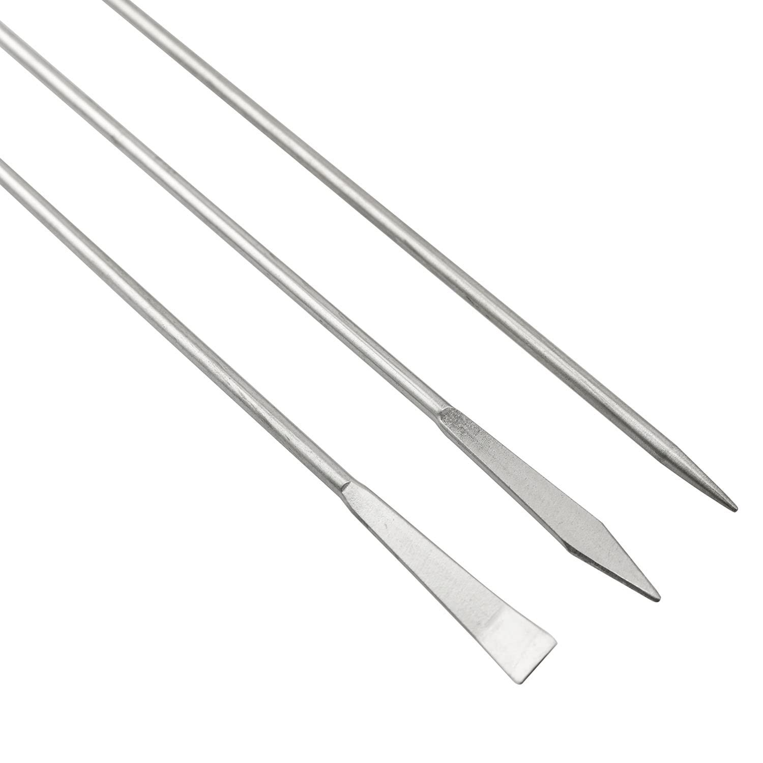 Lab Spatula ZRM&E 1Set/8PCS Stainless Steel Reagent Laboratory Mixing Spatula, Micro Scoop, Sampling Spoon,Lab Scoop