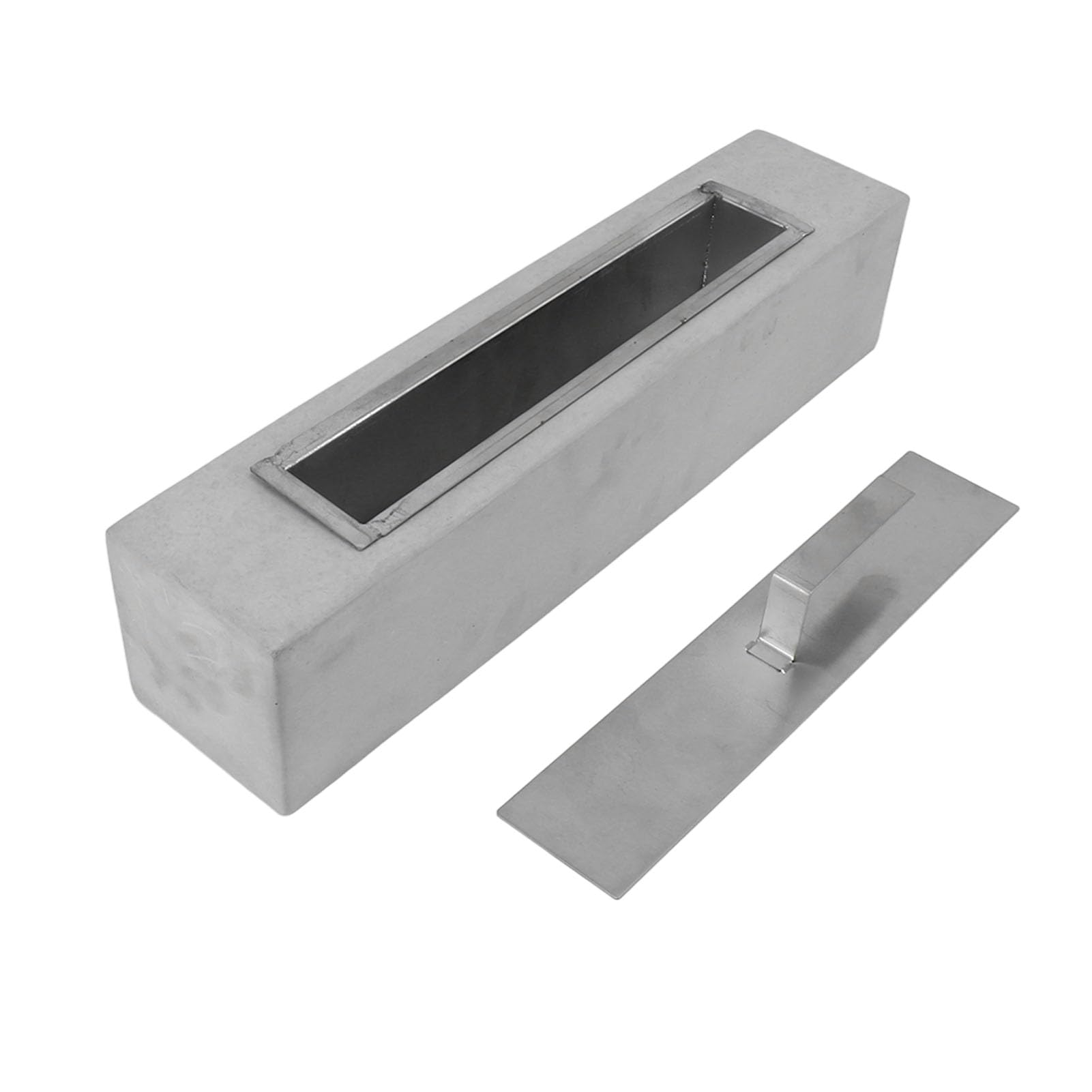ICRPSTU Fireplace Indoor Table Fireplace Hot Cement Stainless Steel Real Fire Effect for Home