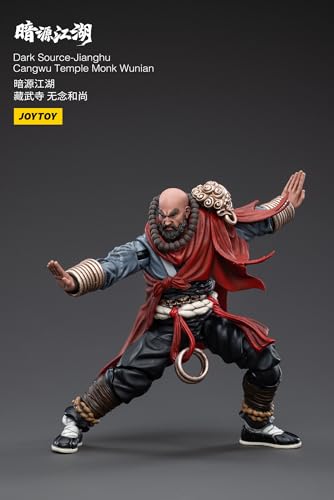 HiPlay JoyToy 1/18 Scale Science-Fiction Action Figures Full Set-Dark Source Battle for The Stars Series- Chinese Ancient Warriors JIANGHU Cangwu Temple Monk Wunian