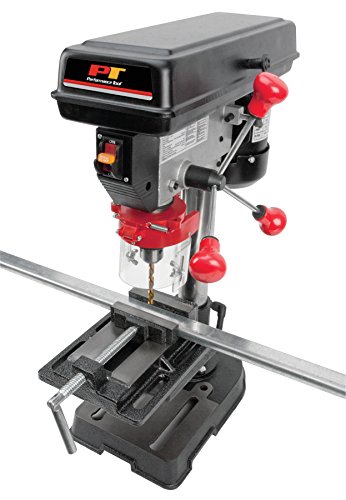 Performance Tool W3902 Drill Press Vise with Replaceable Hardened Steel Jaws and Precision Ground Base for Milling and Grinding, 4-Inch Jaw Opening