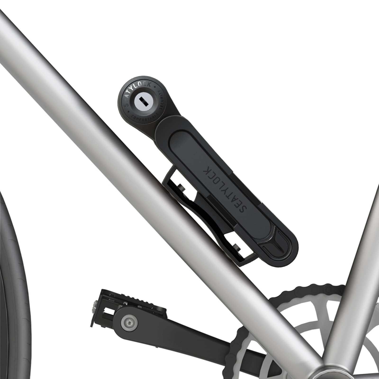 FoldyLock Compact Folding Bike Locks - Set of 2 Matching Bike Locks with 6 Identical Keys - Patented Lightweight Heavy Duty Anti Theft Locks with Carrying Cases for Bicycles and E-Bikes - 85 cm