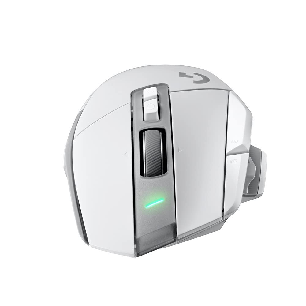 Logitech G502 X Lightspeed Wireless Gaming Mouse (White) Bundle with PowerPlay Wireless Charging System and 4-Port USB 3.0 Hub (3 Items)
