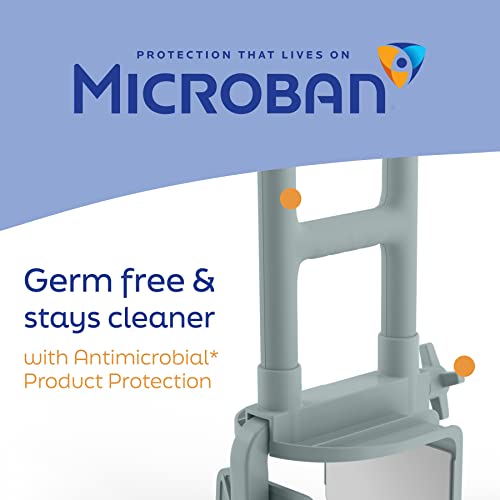 Medline Bathtub Grab Bar w/ Microban β Bathroom Wall Support Handle, Non-Slip Shower Bar, for Elderly, Seniors & Handicapped β 250 Lbs. Capacity