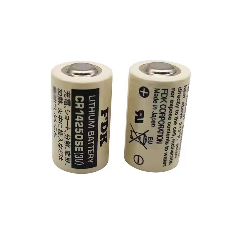 HUHAO (2-Pack) 1200mAh CR14250SE Battery 2/3A 3V Lithium Cell for FDK Sanyo CR17335SE 1755-BAT BR-2/3A CR14250 (CR14250SE)