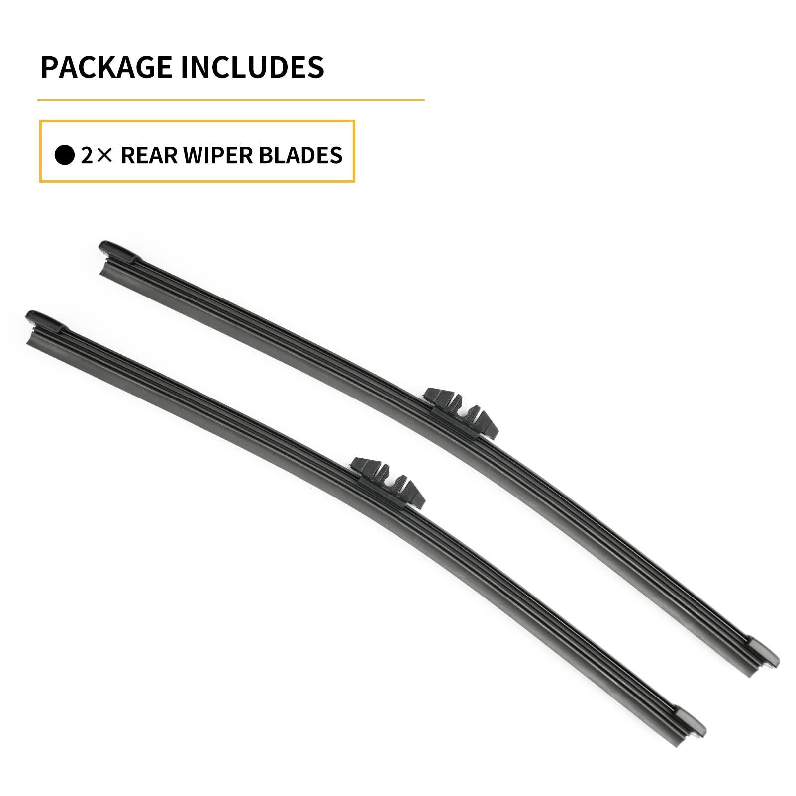 GAYCICC Replacement for Ford EDGE 2015-2018,15 Inch Rear Windshield Wiper Blade-All Season Natural Rubber Cleaning Window