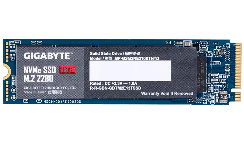 Gigabyte 1TB M.2 PCI Express 3.0 NVMe Internal Solid State Drive