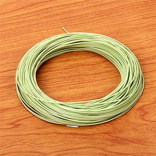 Green Floating 7F WF Fly Fishing Line Kit 7 WT Fly Fishing Line Leader Braided Backing Fish Line