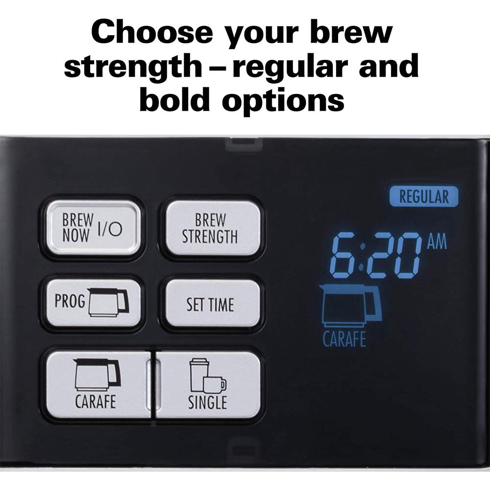 Hamilton Beach 49947 FlexBrew 2 Way Coffee Maker: Single-Serve or 12 Cup Pot, White Bundle with Victor Allen Colombian Single Serve Brew Cups of Coffee - Includes 3 K-Cups